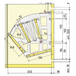 Výklopný botník 3 pozice - BÍLÝ