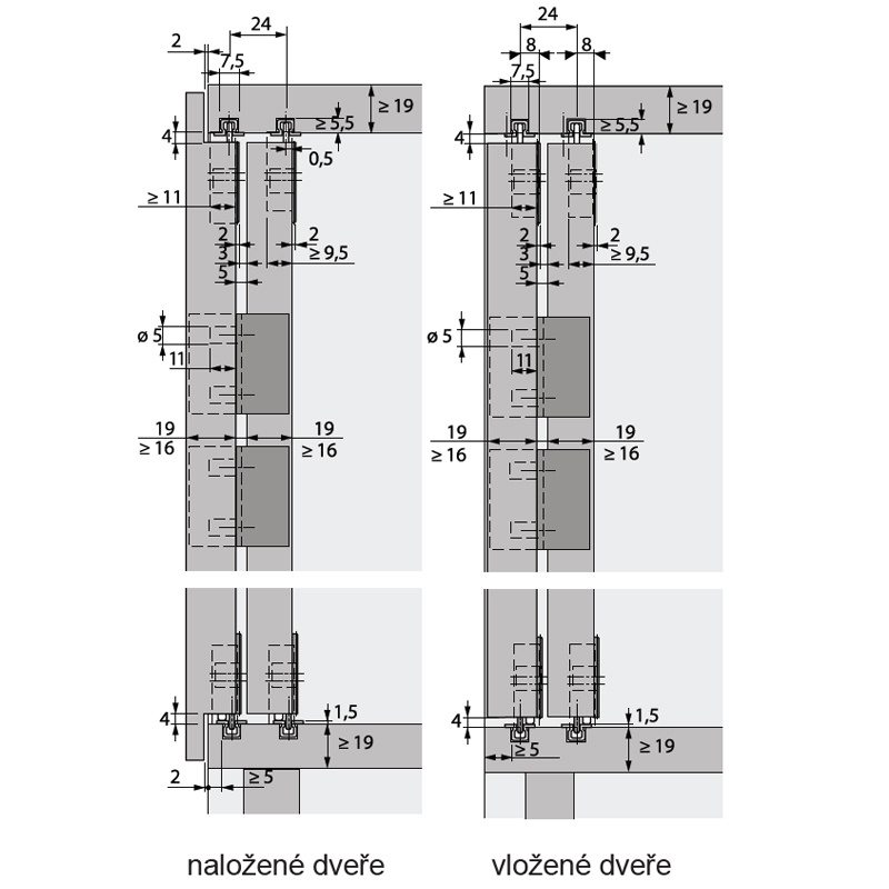 Doraz Slide Line 55 plus