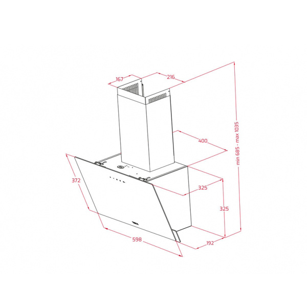 Odsavač par DVN 67050 TTC WH
